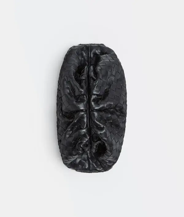 Bottega Veneta Intrecciato Leather Pouch - Black