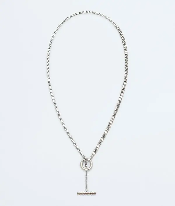 BOTTEGA  VENETA Bottega Veneta Intreccio Necklace - Silver