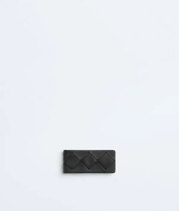 Bottega Veneta Intrecciato Money Clip - Black