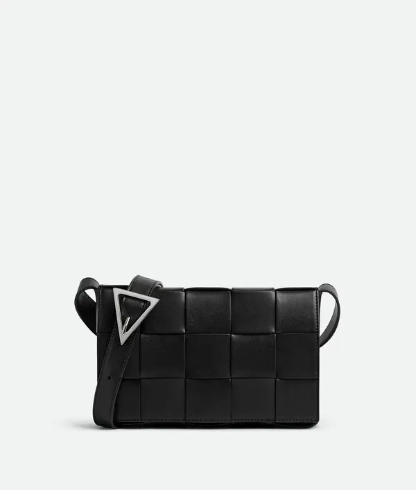 BOTTEGA  VENETA Cassette Crossbody Bag - Black
