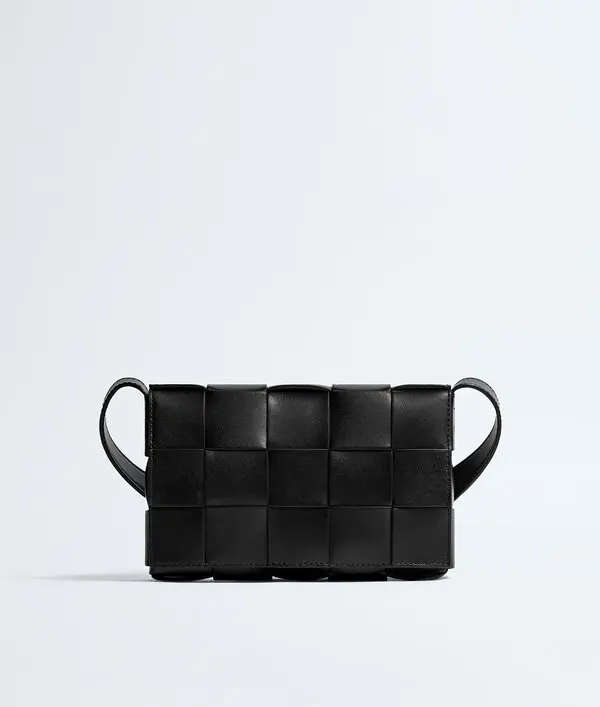 Bottega Veneta Cassette Crossbody Bag - Black
