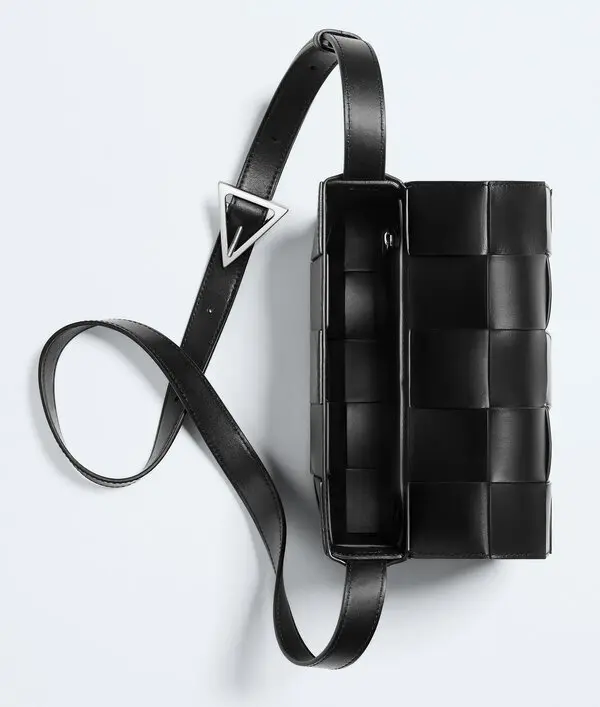Bottega Veneta Cassette Crossbody Bag - Black