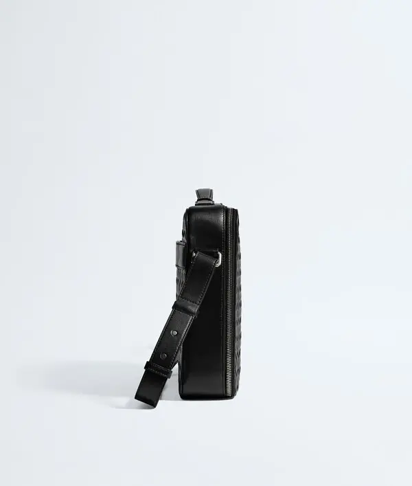 Bottega Veneta Intrecciato Briefcase - Black