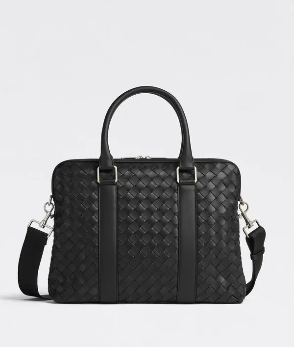 BOTTEGA  VENETA Slim Getaway Briefcase - Black