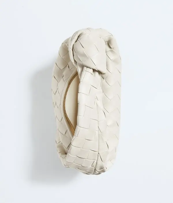 Bottega Veneta Mini Jodie Top Handle Bag - Chalk