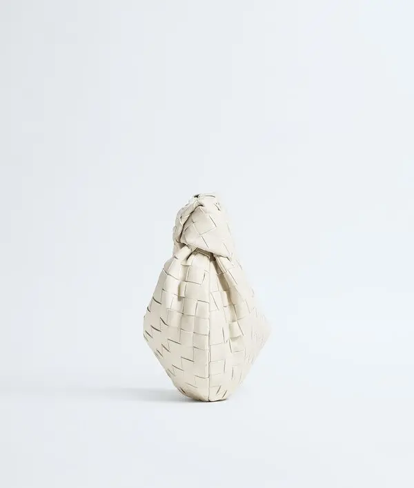 Bottega Veneta Mini Jodie Top Handle Bag - Chalk