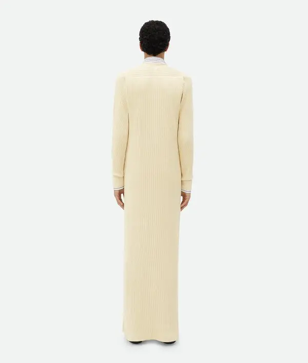 Bottega Veneta Cotton Knitted Dress - Dove | Editorialist