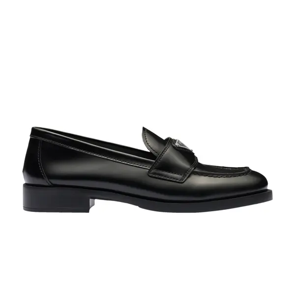 Prada Unlined Loafer - Black