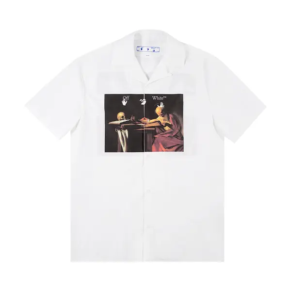 Off-White Caravaggio Bowling Shirt /red