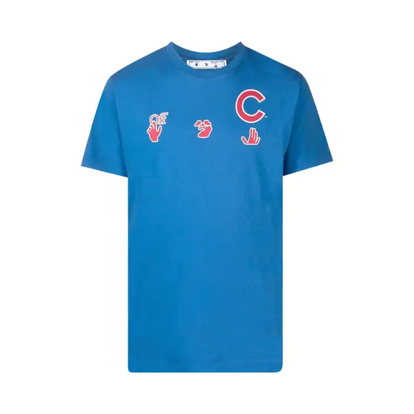 Off-White X Mlb Chicago Cubs Short-sleeve Tee /red