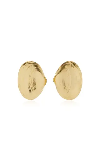 BEN-AMUN Exclusive 24k -plated Shell Earrings