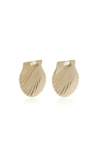 BEN-AMUN Exclusive 24k -plated Shell Earrings