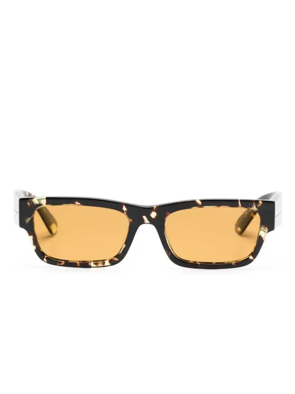 Prada Rectangle-frame Sunglasses - Brown