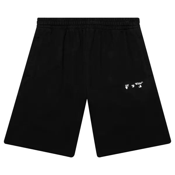 Off-White Logo Sweatshorts - Black