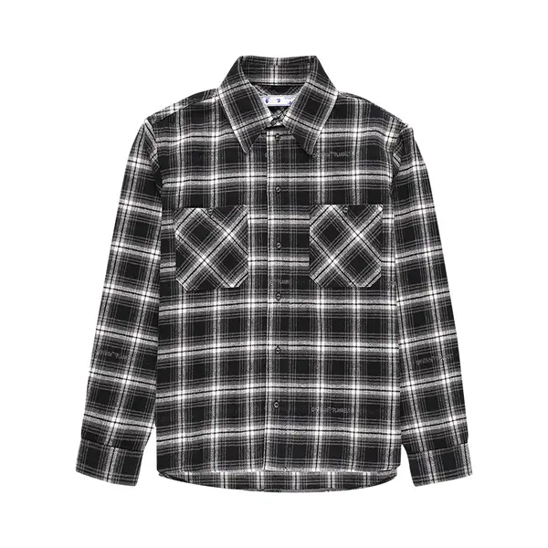 Off-White Stencil Flannel Checked Shirt