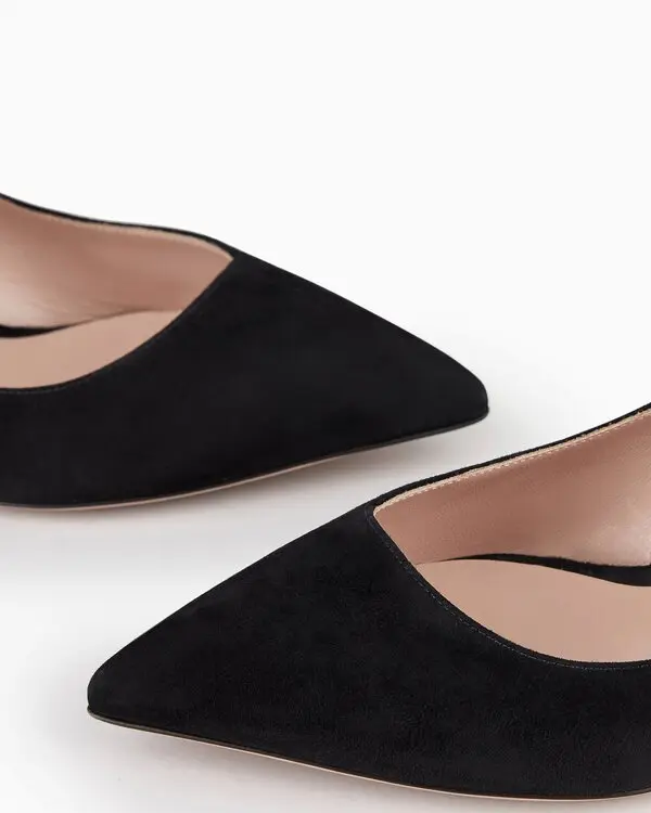 Giorgio Armani Suede Court Shoes