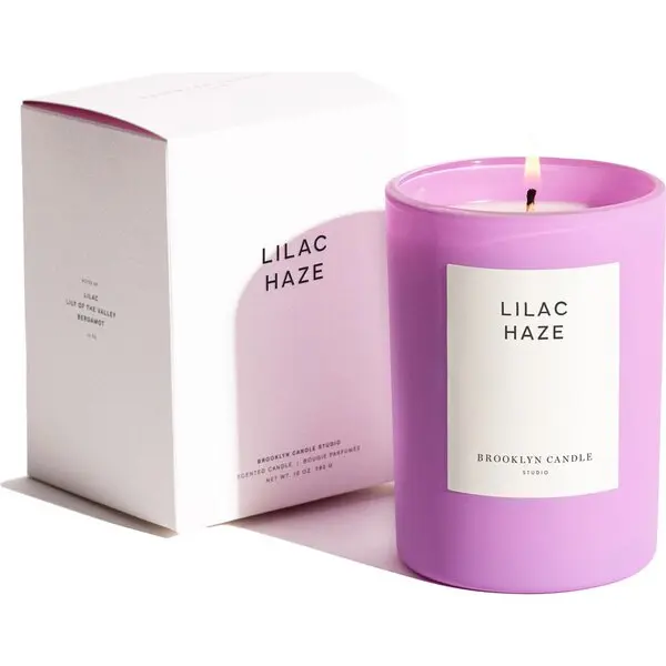 BROOKLYN CANDLE STUDIO Lilac Haze Candle - Light/ Pastel Purple