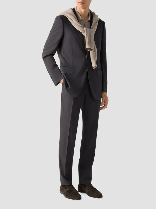 Zegna Centoventimila Wool Suit - Grey