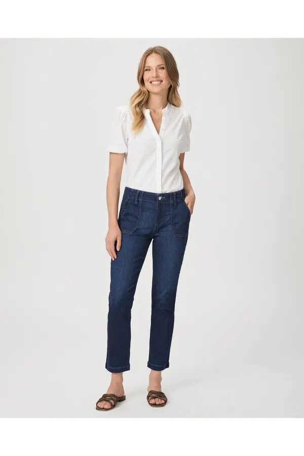 Paige Mayslie Straight Ankle Jean