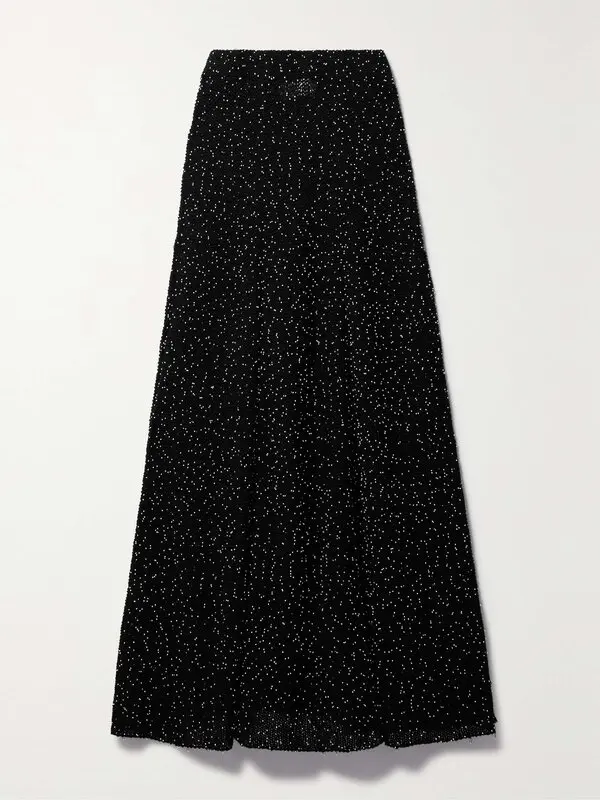 Gabriela Hearst Floris Bead-embellished Maxi Skirt