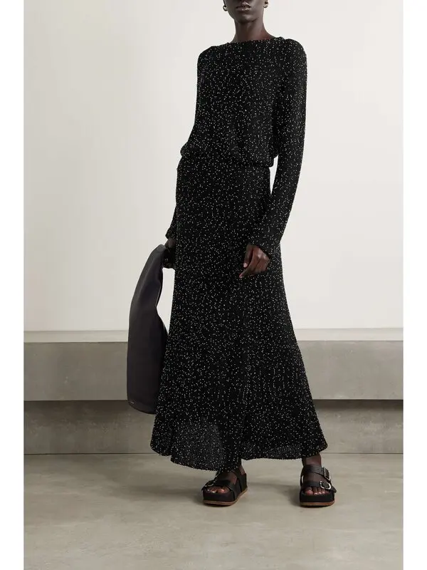 Gabriela Hearst Floris Bead-embellished Maxi Skirt