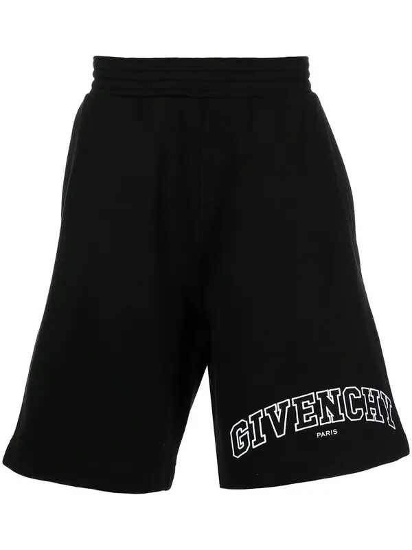 Givenchy Logo-print Track Shorts - Black