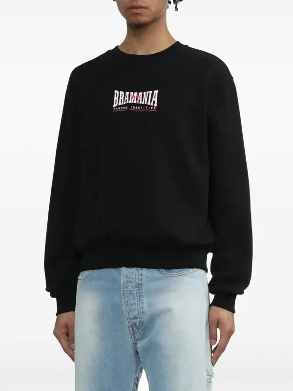 Random Identities Zip-up Cotton Sweatshirt