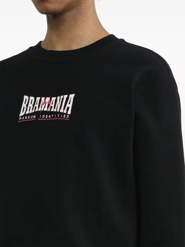Random Identities Zip-up Cotton Sweatshirt