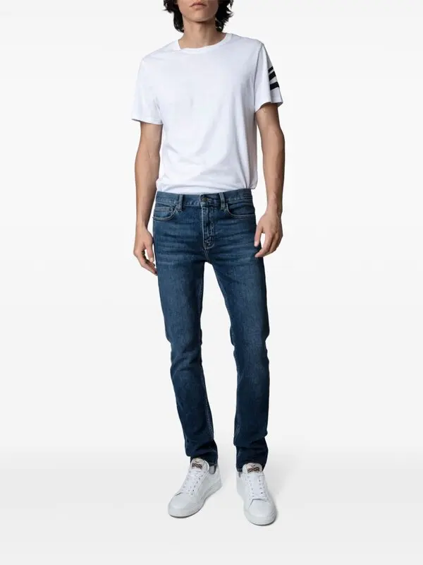 Zadig&Voltaire Slim-cut Mid-rise Jeans - Blue