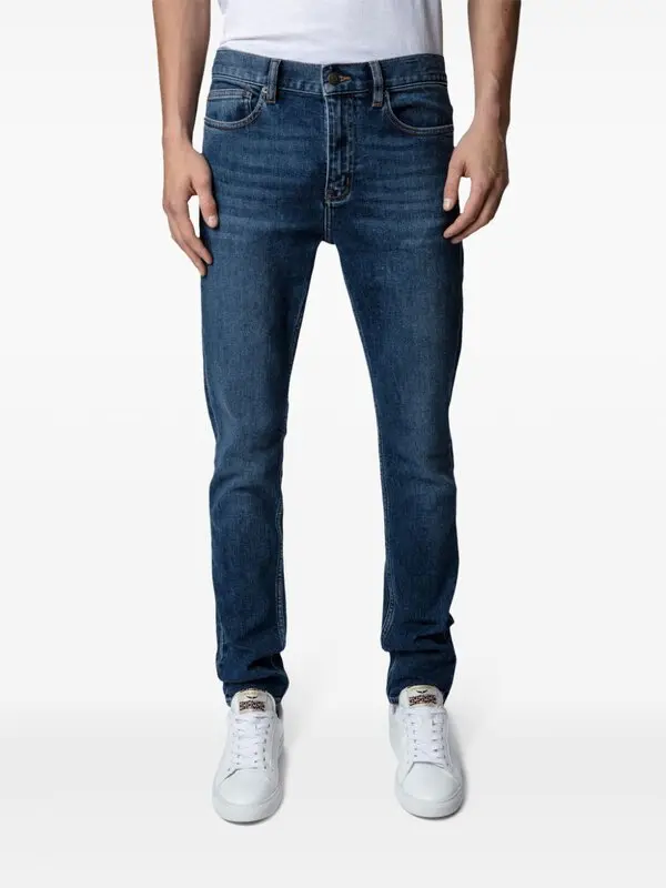 Zadig&Voltaire Slim-cut Mid-rise Jeans - Blue