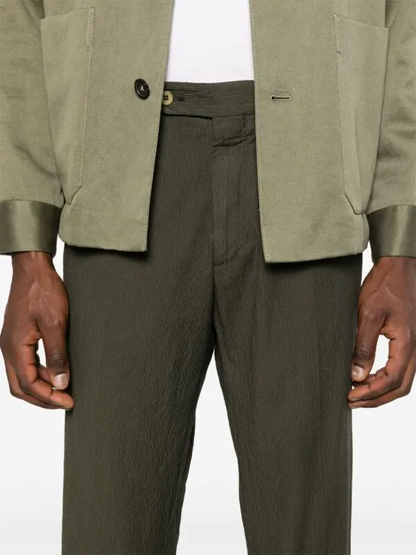 ROTA Striped Seersucker Trousers