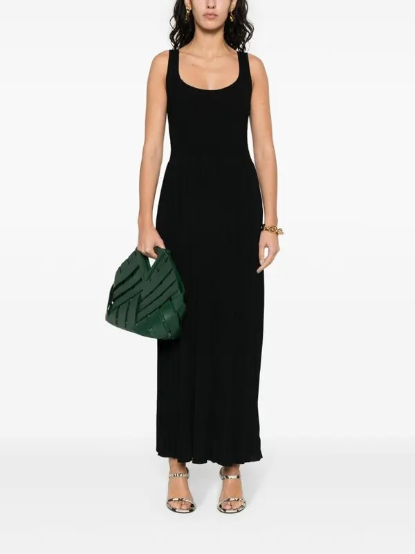 Michael Kors Ribbed Sleeveless Maxi Dress