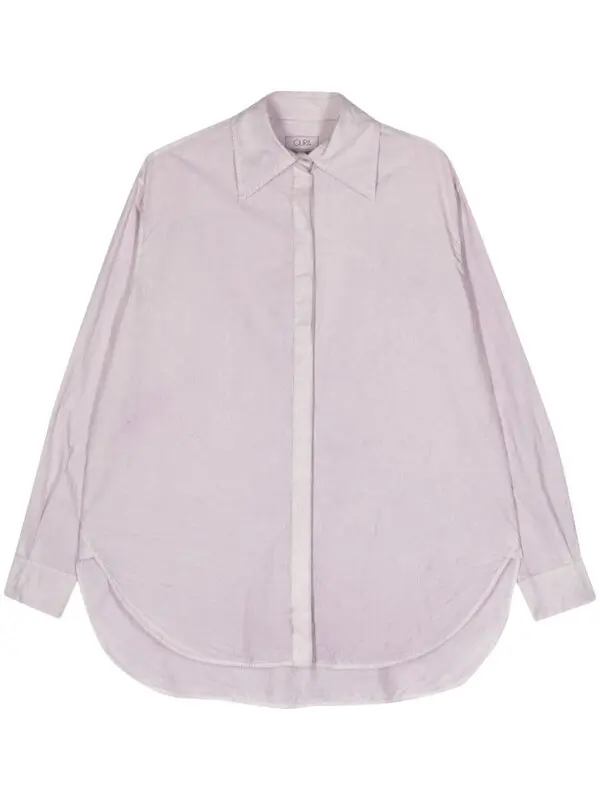 QUIRA Crinkled Cotton Shirt