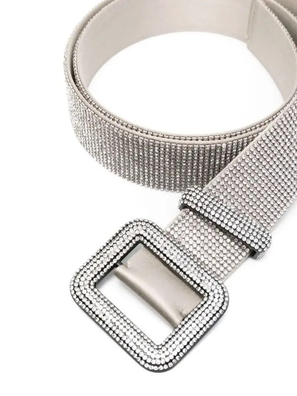 Benedetta Bruzziches Venus Crystal-embellished Belt - Silver