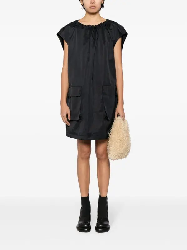 MAISON MARGIELA Drawstring-neck Mini Dress