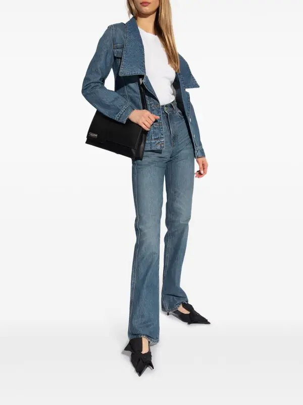 Coperni Wide-collar Denim Jacket
