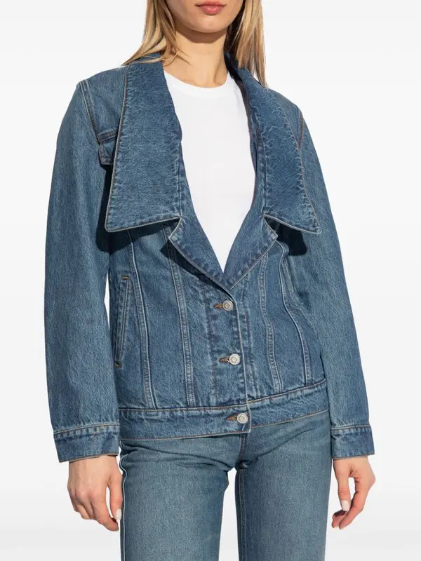 Coperni Wide-collar Denim Jacket