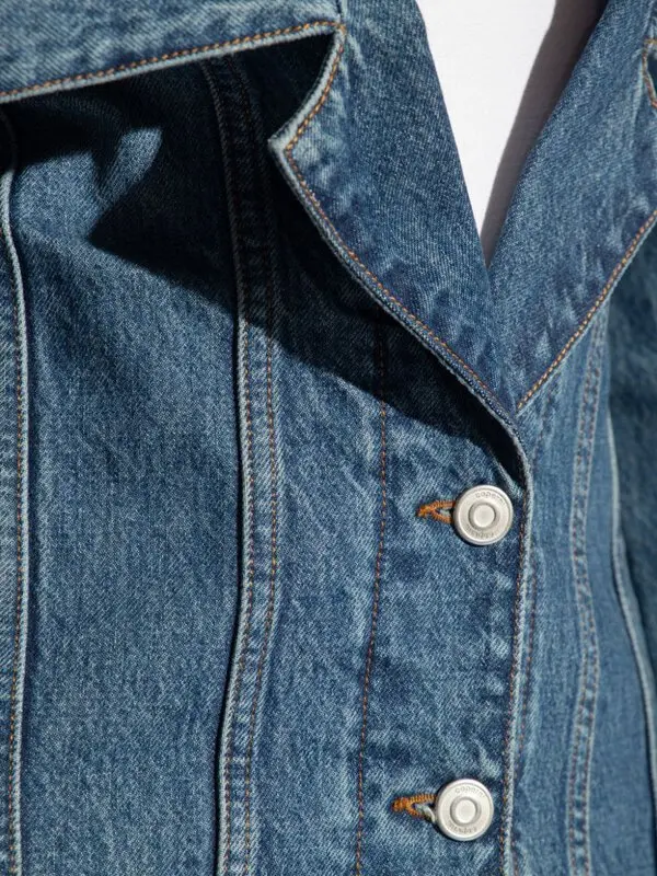 Coperni Wide-collar Denim Jacket