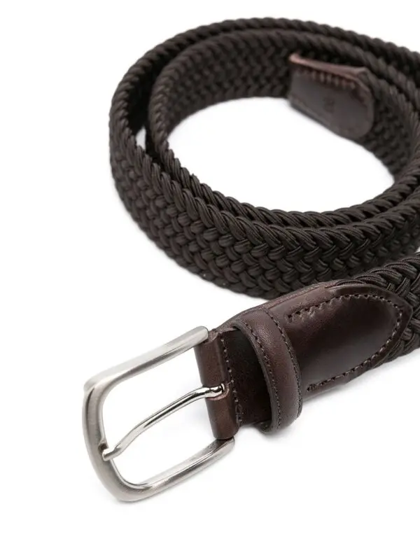 ERALDO Leather-trim Interwoven Belt