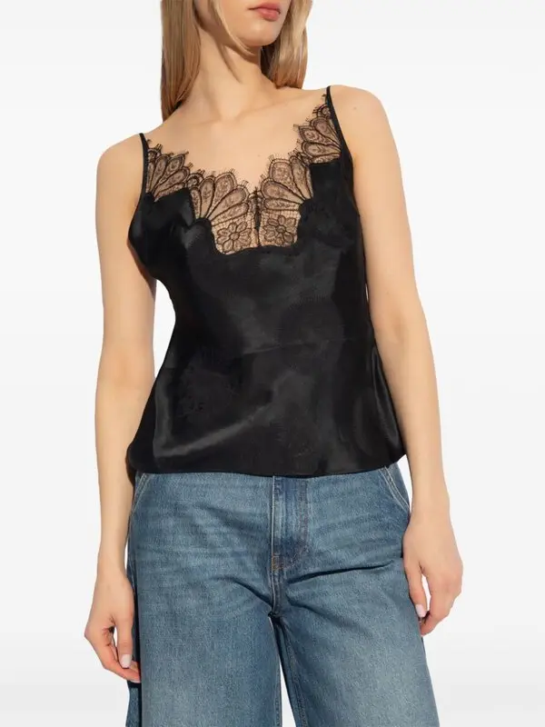 Coperni Lace-trim Tank Top