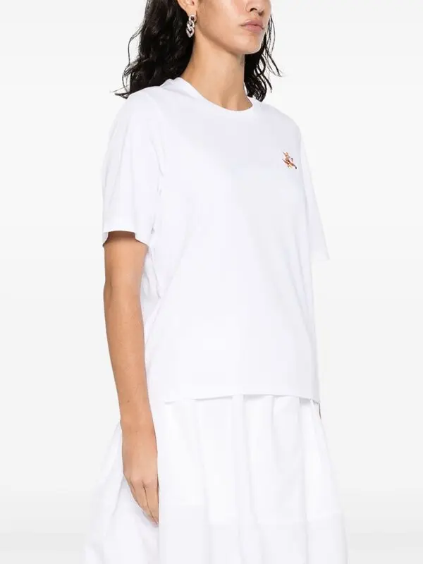 Maison Kitsuné Speedy Fox Appliqué T-shirt - White