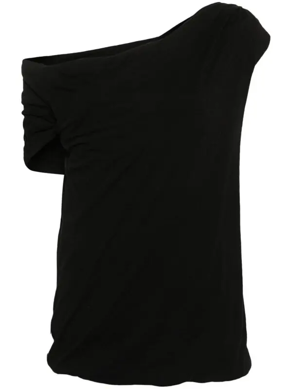 MSGM Draped Cotton Top