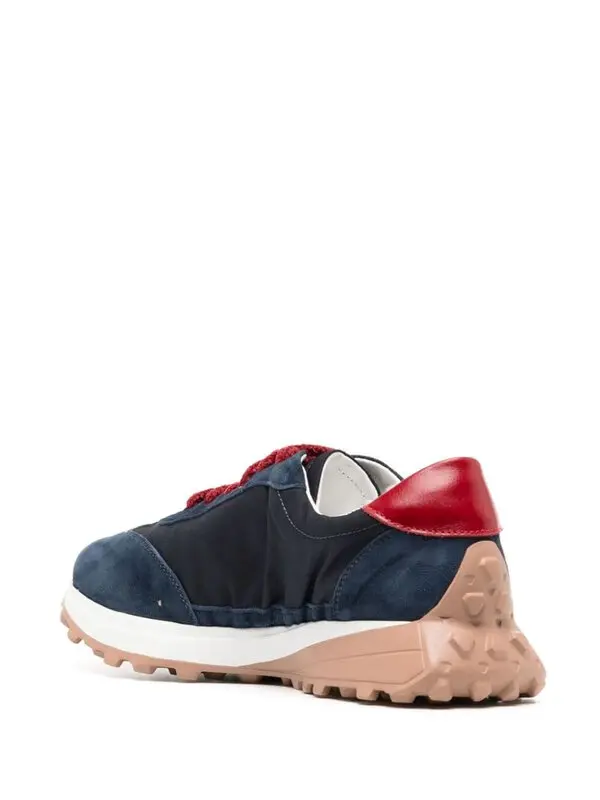 MADISON MAISON Star Suede-trimmed Sneakers - Blue