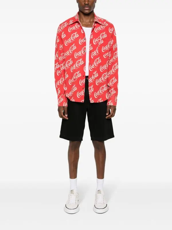 ERL X Coca-cola Printed Shirt - Red