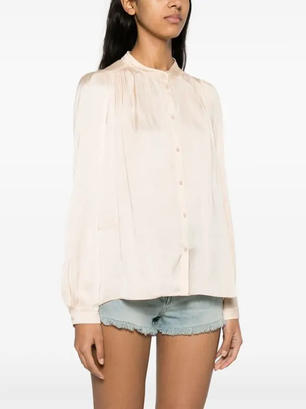 Zadig&Voltaire Tchin Satin-finish Shirt