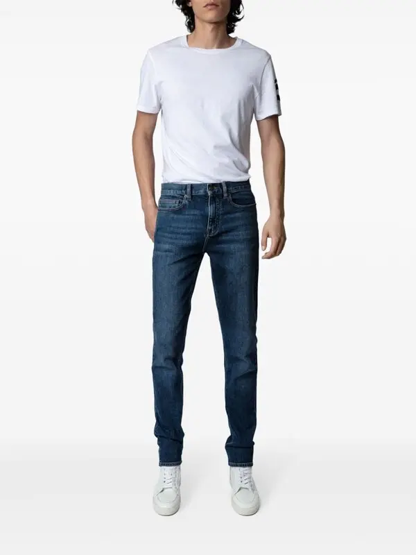 Zadig&Voltaire Mid-rise Slim-cut Jeans - Blue