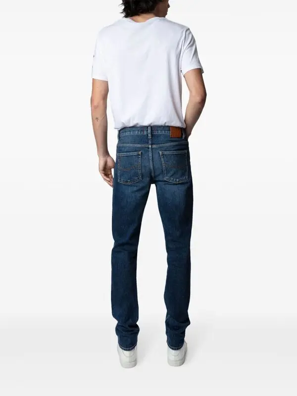 Zadig&Voltaire Mid-rise Slim-cut Jeans - Blue