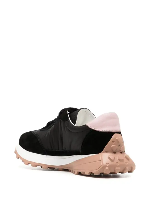 MADISON MAISON Star Suede-trimmed Sneakers - Black