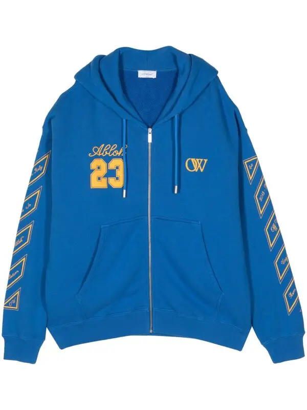 Off-White Ow 23 Skate Hoodie - Blue