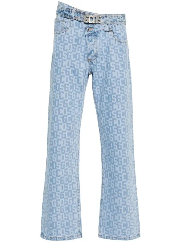 Gcds Logo-print Jeans